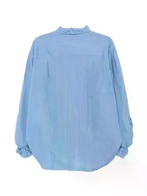 JNBY Striped Puff-sleeved Shirt
