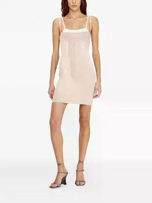 DIESEL® Mini M-zandra Ribbed Dress - Neutrals
