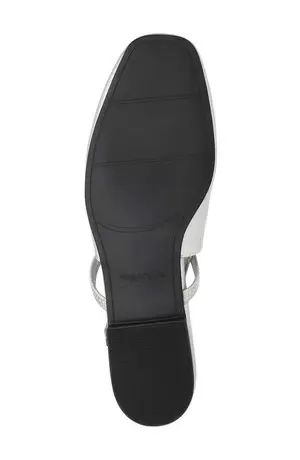 EASY WORKS BY EASY STREET Blake Slingback Flat - Silver