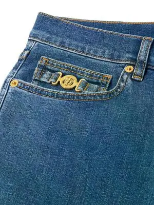 Versace Medallion-pocket Denim Jeans