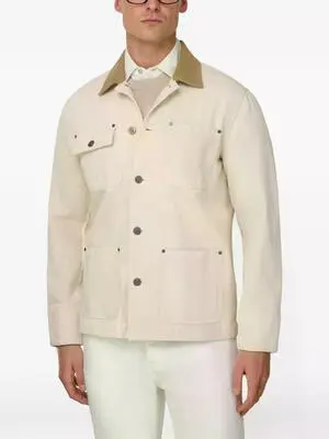 Boggi Milano Collar Buttoned Shirt Jacket