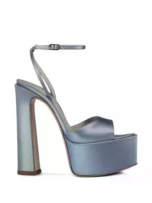 Le Silla Blue Platform Heels