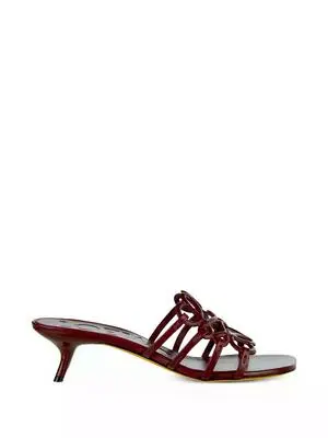 Loewe Anagram Cutout Heeled Sandals