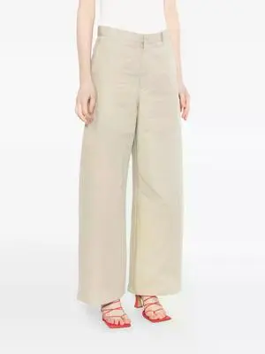LESS Cotton Wide-leg Trousers