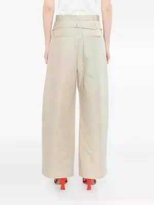 LESS Cotton Wide-leg Trousers