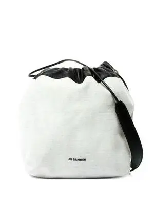 JIL SANDER Dumpling Drawstring Bucket Bag