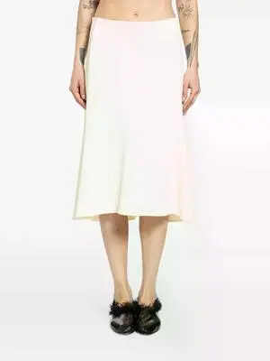 JIL SANDER A-line Midi Skirt