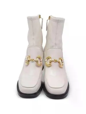 Gucci Horsebit Block-heel Ankle Boots