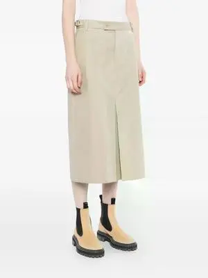 LESS Cotton Midi Skirt