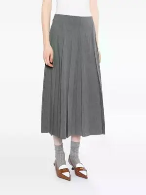LESS A-line Midi Skirt