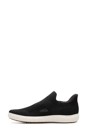 Clarks Nalle Step Sneaker - Black Knit