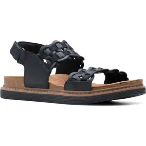 Clarks Arwell Glide Sandal - Black Comb