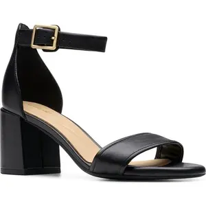 Clarks Block Heel Sandals For Women