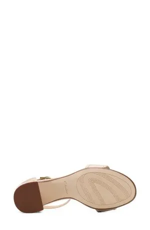 Clarks Ezoria Mae Ankle Strap Sandal - Sand Patent
