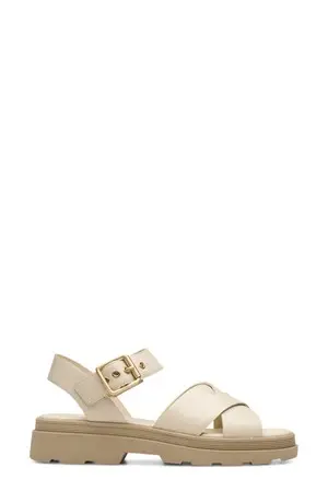 Clarks Orinoco 3 Sandal - Cream Leather