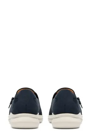 Clarks Lynell Sky Sneakers - Navy Nubuck