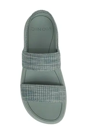 Vionic Sky Slide Sandal - Iceberg Green