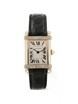 CARTIER 1990 Tank Chinoise 31mm Watch - White