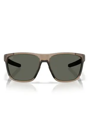 COSTA DEL MAR Ferg Pillow Sunglasses - Matte Brown Smoke/gray 580g