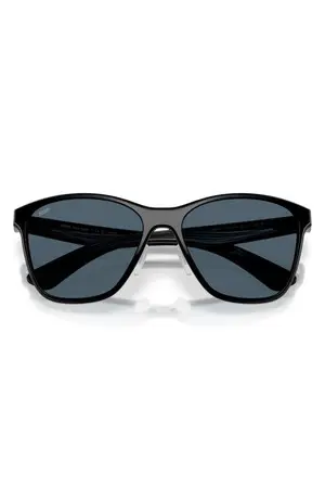 COSTA DEL MAR Luna Nueva 57mm Polarized Sunglasses - Black/gray