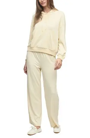 Barefoot Dreams Butterchic Crop Hoodie - Daffodil