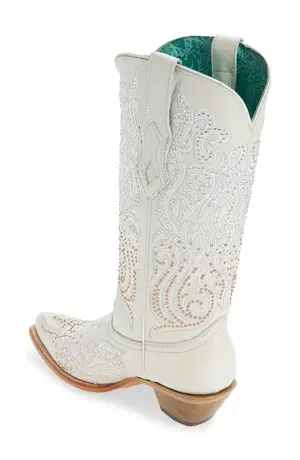 CORRAL Crystal And Embroidered Western Boots
