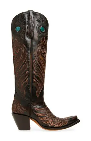 CORRAL Embroidered Overlay Western Boots