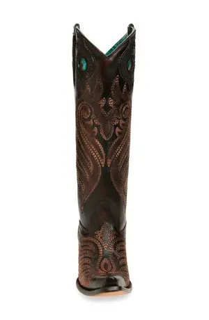 CORRAL Embroidered Overlay Western Boots