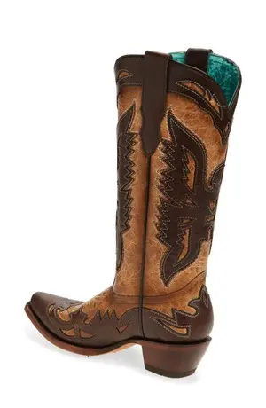 CORRAL Eagle Overlay Western Boot