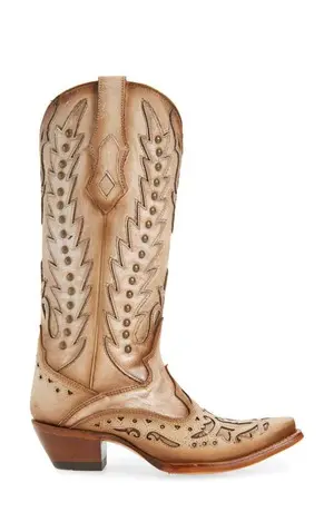 CORRAL Overlay Mid-calf Western Boot