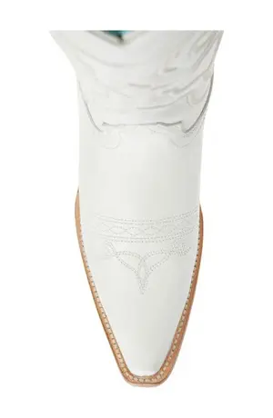 CORRAL Embroidered Western Boots - White