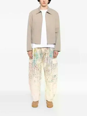 CROQUIS Cotton Printed Pocket Trousers