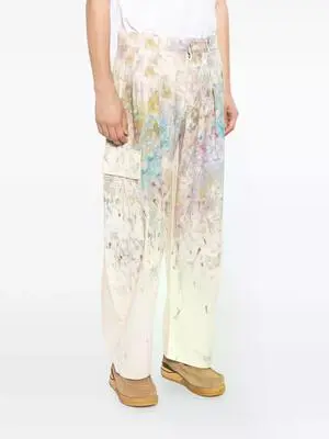 CROQUIS Cotton Printed Pocket Trousers
