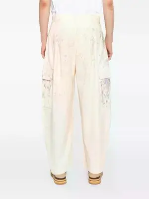 CROQUIS Cotton Printed Pocket Trousers