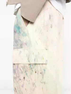 CROQUIS Cotton Printed Pocket Trousers
