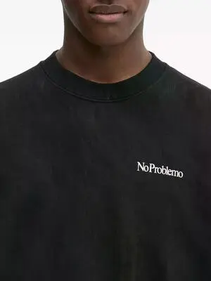 Aries No Problemo Crewneck Sweatshirt - Black