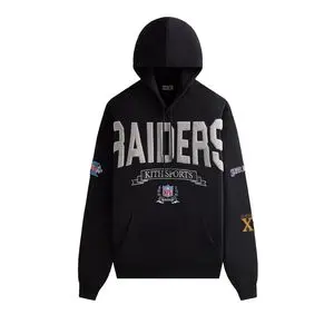 Kith 47 For The Nfl: Raiders Nelson Hoodie - Black