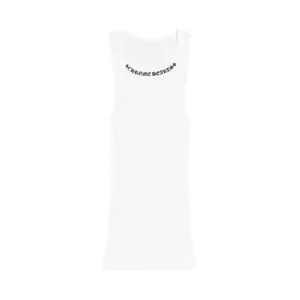 Chrome Hearts Ribbed Logo Tank Top