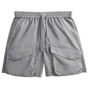 Kith Washed Cotton Boreum Cargo Pocket Short - Blue