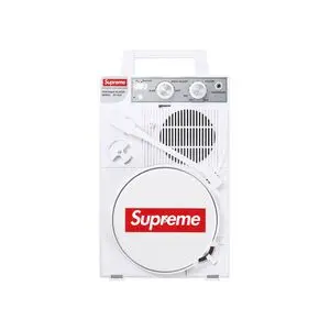Supreme X Anabas Portable Record Player - White
