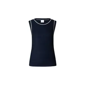 Bogner Knitted Top - Navy Blue