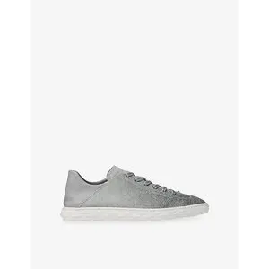 JIMMY CHOO Diamond Flex Denim Suede Trainers