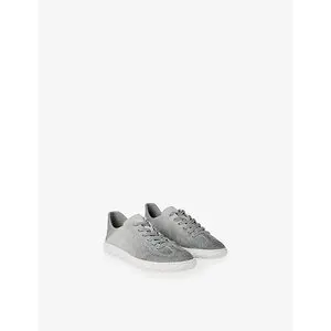 JIMMY CHOO Diamond Flex Denim Suede Trainers