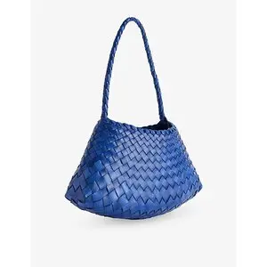 Dragon Diffusion Rosanna Leather Top-handle Bag - Navy