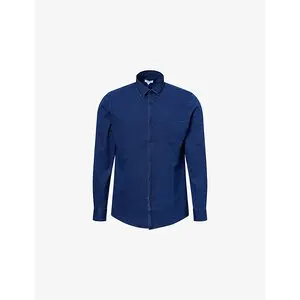 Sunspel Long-sleeves Button-down Cotton-poplin Shirt