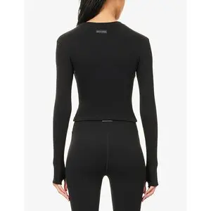 Bo+tee Thermal Long-sleeve Stretch-rib Top