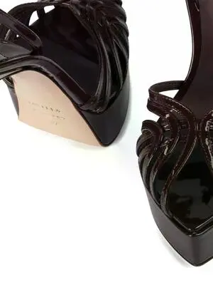 LE SILLA Embrace Platform Stiletto Sandals - Brown