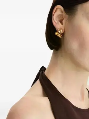 Oscar De La Renta Embellished Stud Earrings