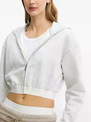 LA MANIA Cropped Zip Hoodie