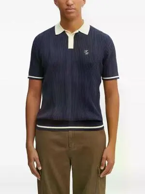 Filling Pieces Ribbed Polo Top